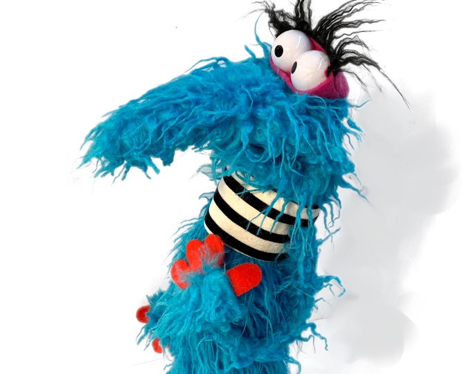 Handmade Ventriloquist Dummy Furry Rabbit Monster Professional Hand ...