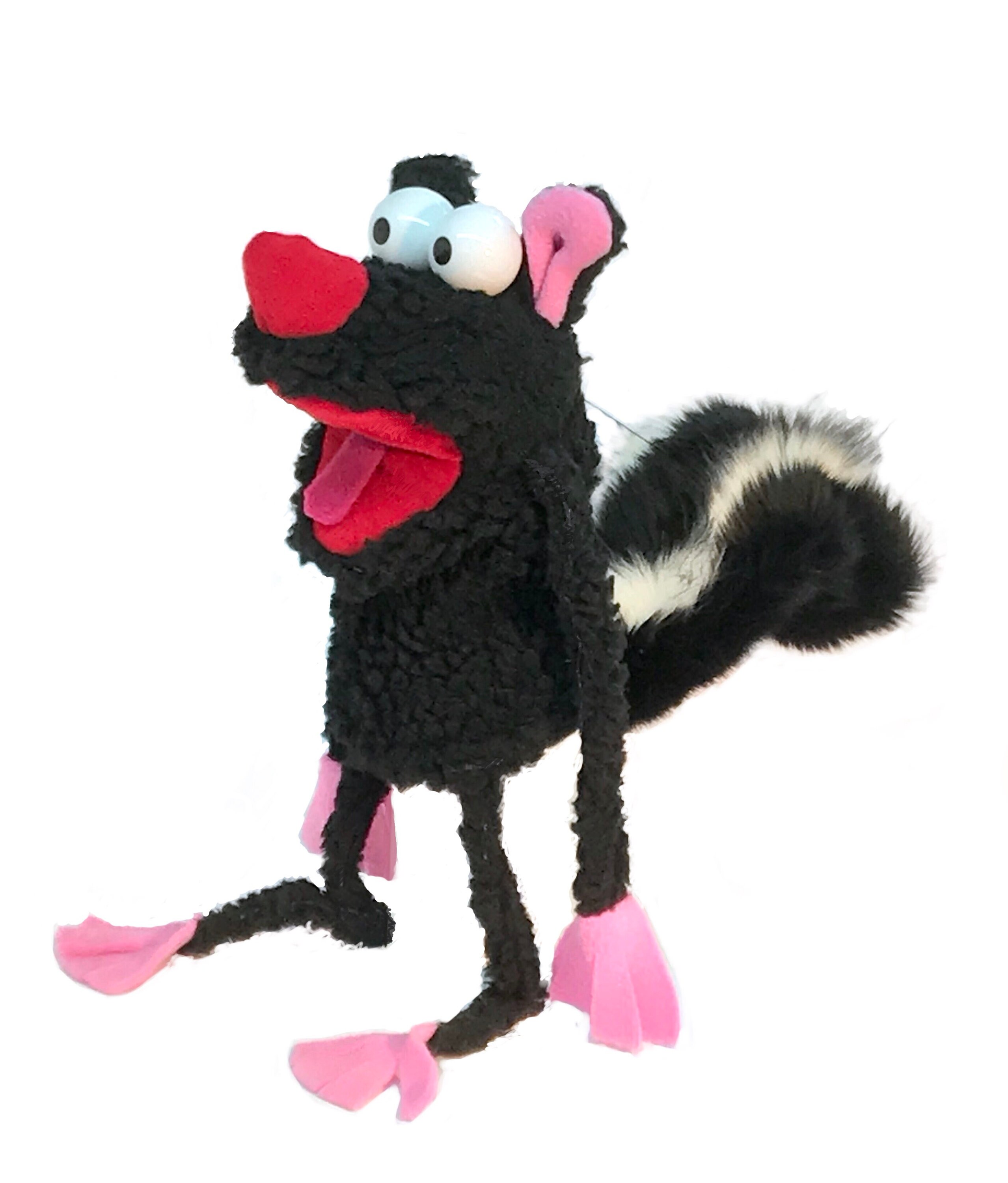 Squeaky Skunk Hand Puppet Designed and Handmade by Steven | Etsy