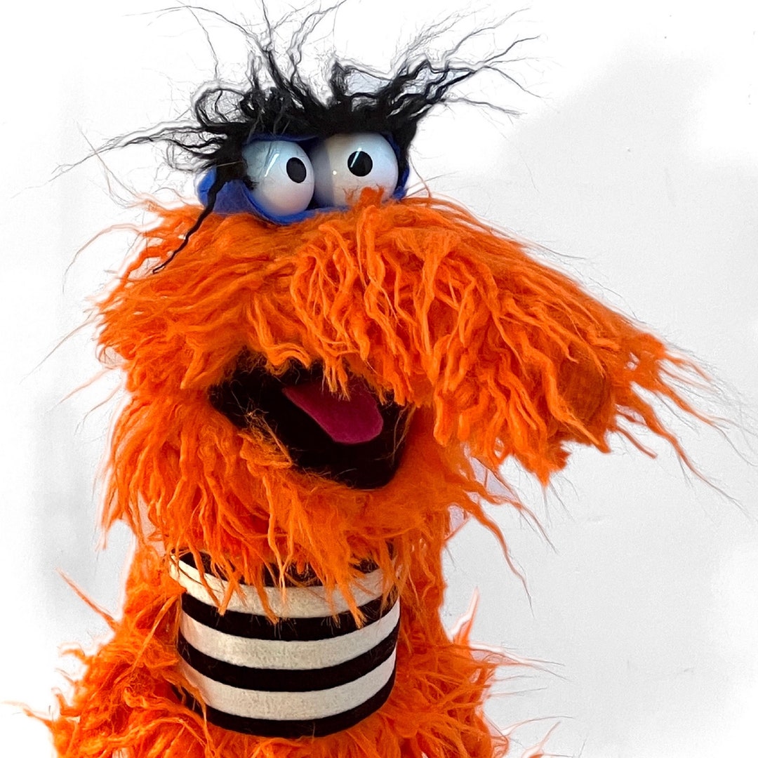 Orange Shaggy Shnoz-pro, Professional Monster Hand Puppet - Etsy