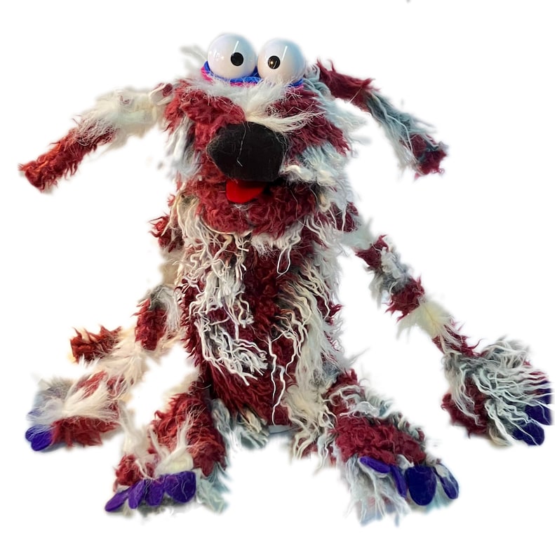 Delux Scruffy Dog Hand Puppet - Etsy