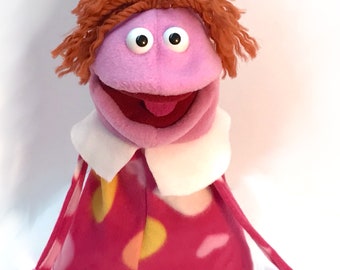 Cute GIRL PUPPET CUSTOM Professional Hand Rod Puppet Full - Etsy