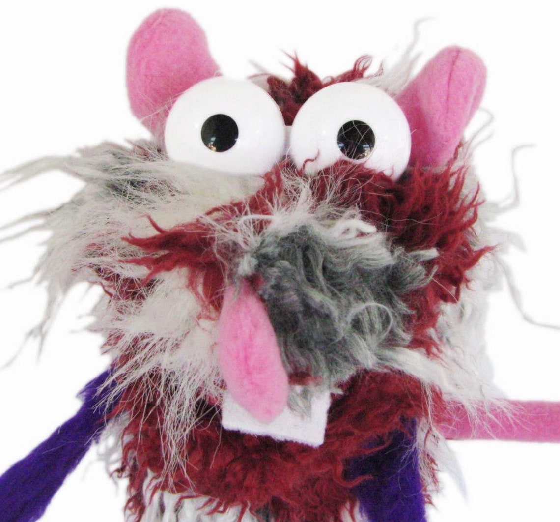 Rat Hand Puppet with squeaker | Etsy