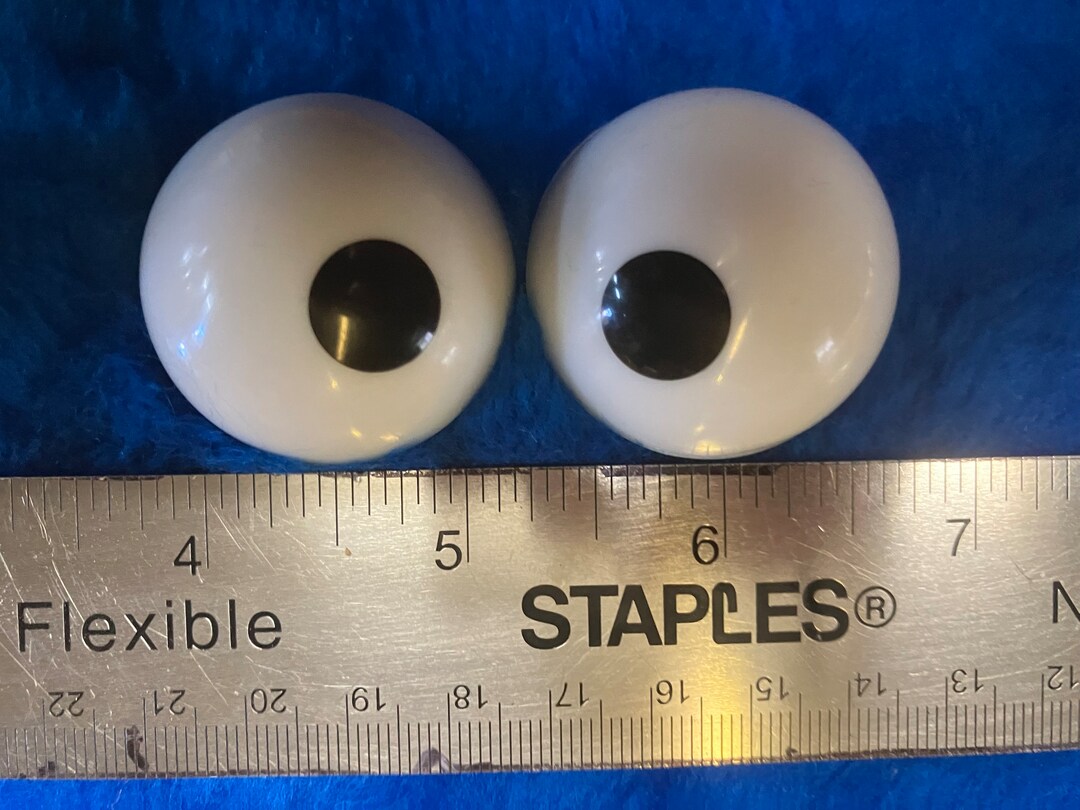 3 Pairs of Puppet Eyes, 6X 35 Millimeters Diameter. - Etsy