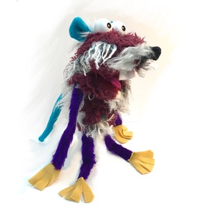 Rat Hand Puppet With Squeaker - Etsy