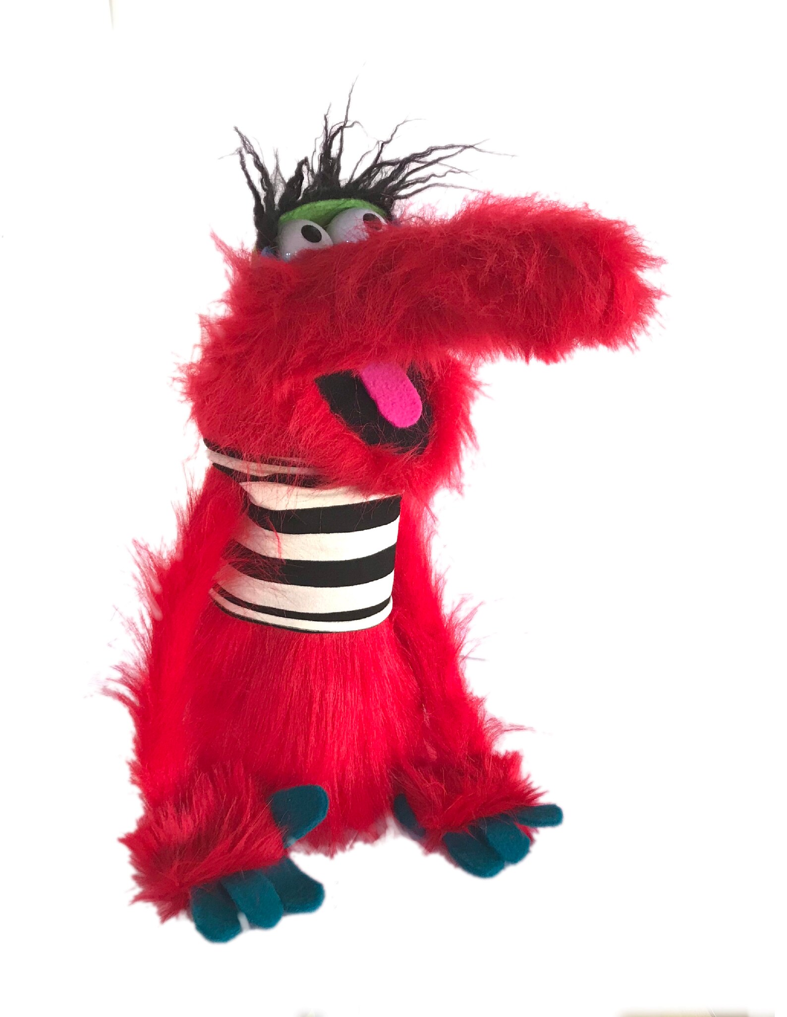 Red Shnoz-pro Professional Monster Hand Puppet | Etsy Canada