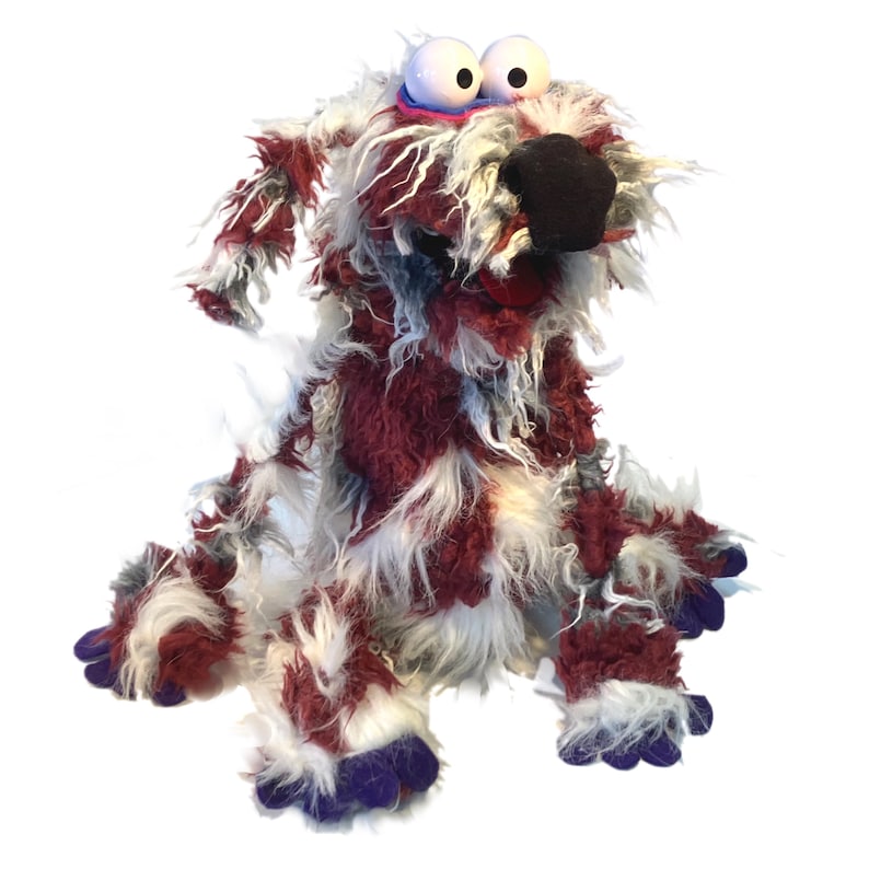 Delux Scruffy Dog Hand Puppet - Etsy