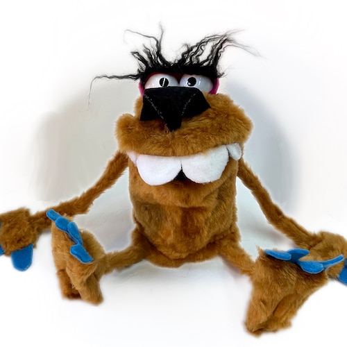 Burgundy Shaggy Chin-pro Professional Monster Hand Puppet - Etsy