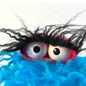 Blue Shaggy Shnoz-pro, Professional Monster Hand Puppet - Etsy
