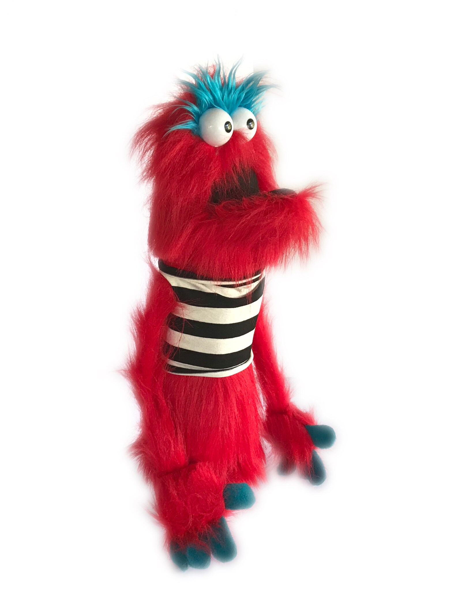 Red Chin-pro Professional Monster Hand Puppet | Etsy