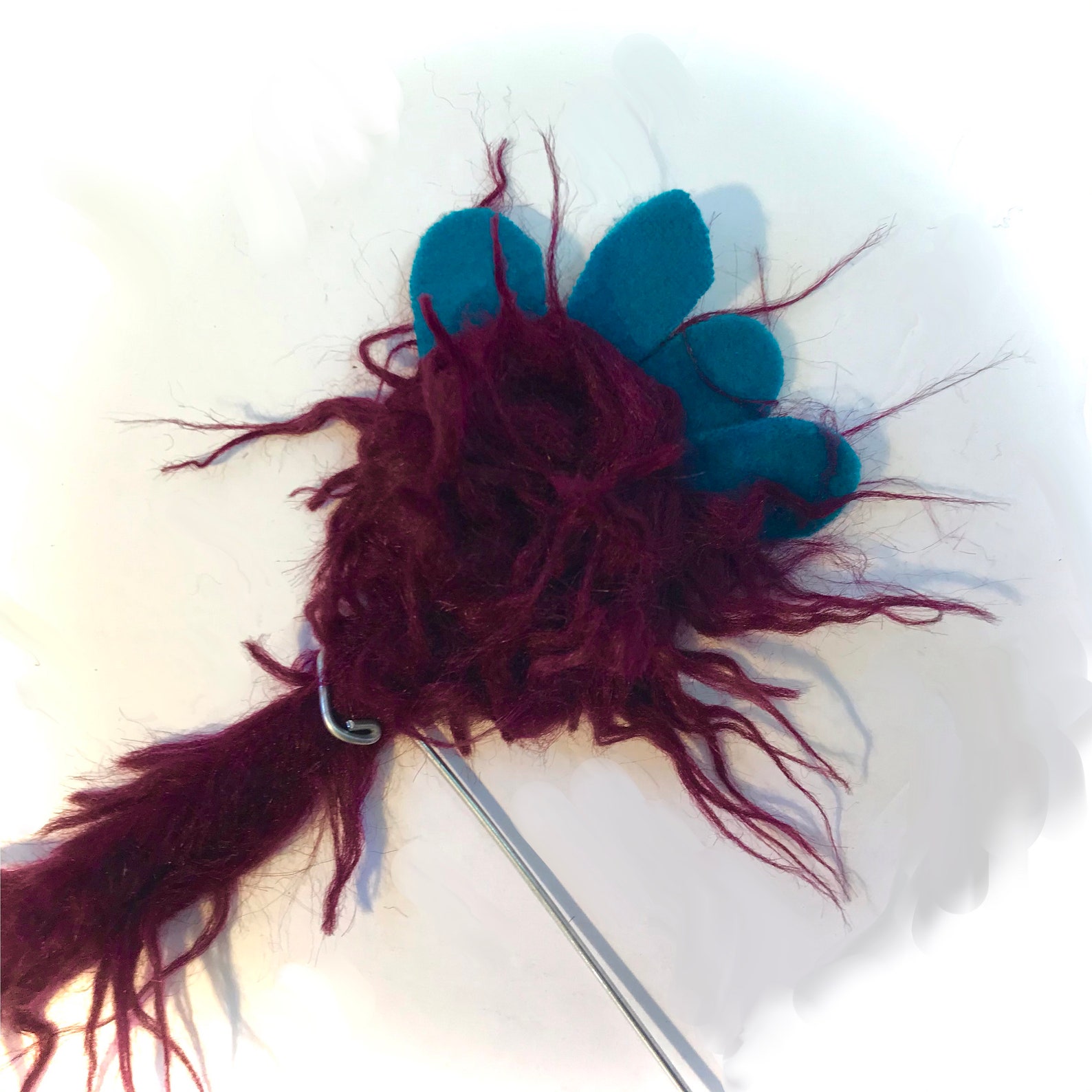 Burgundy Shaggy Chin-pro Professional Monster Hand Puppet - Etsy