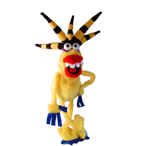 Red Fuzz-pro Professional Monster Hand Puppet | Etsy