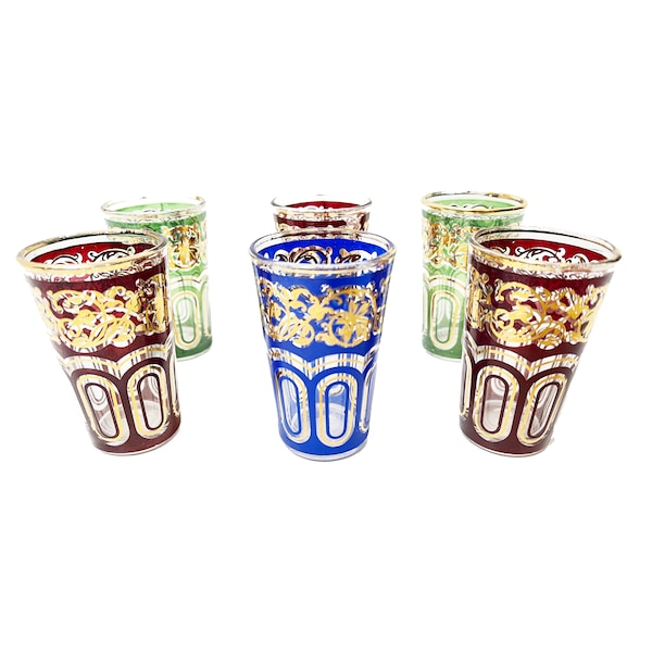 Moroccan Glassware - Etsy