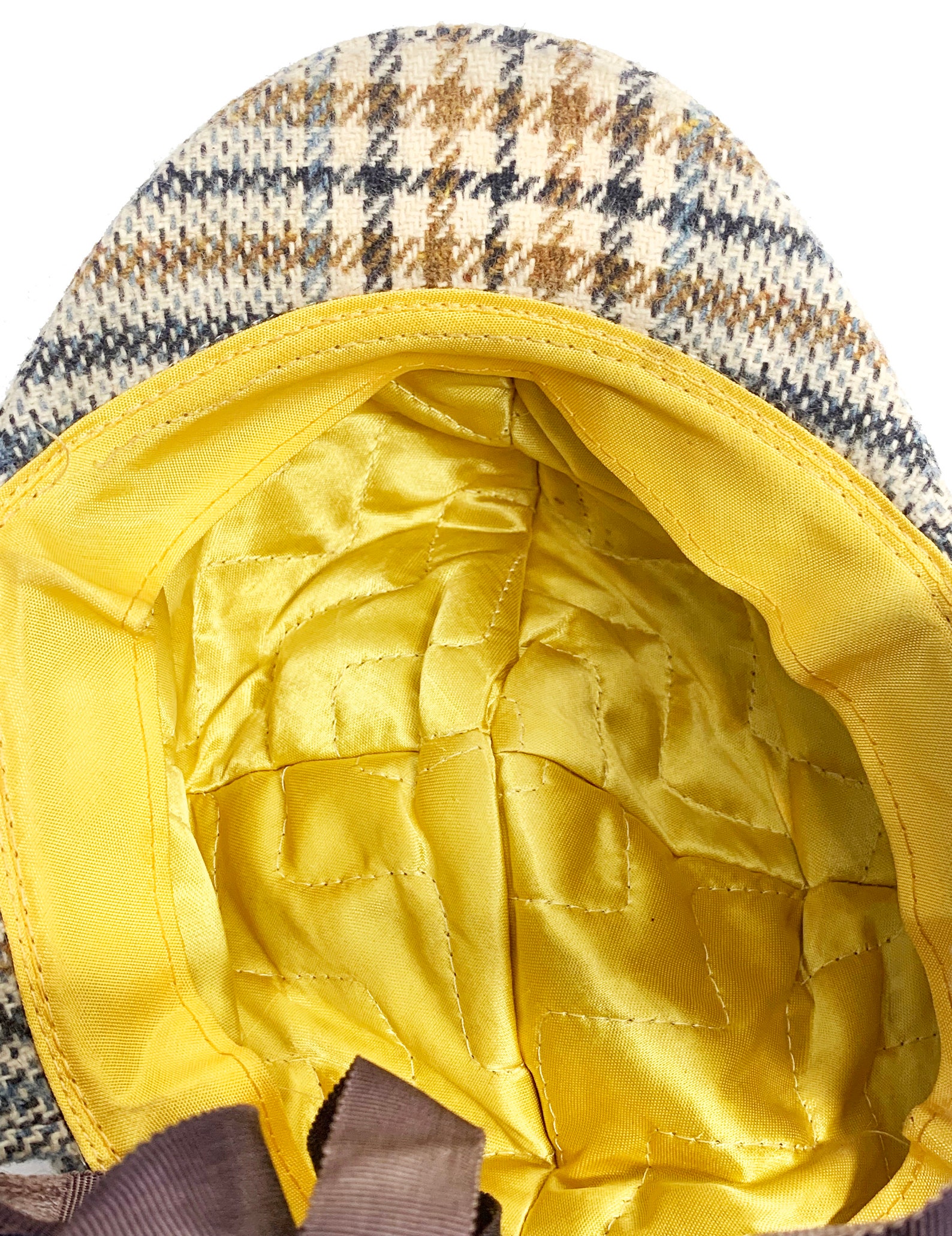 60's Mid-century Plaid Wool Aviator Hat - Etsy