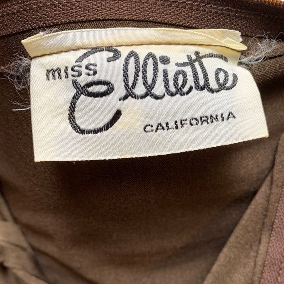 60's Mid-Century Miss Elliette Body Con Maxi Dress & … - Gem