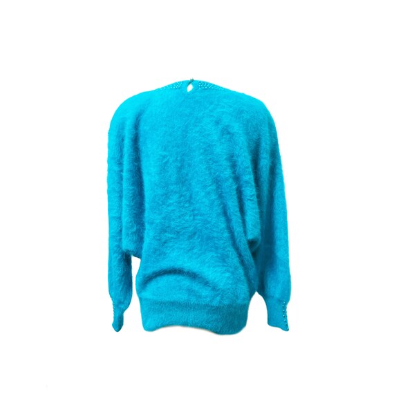 1980s Gina Lee Ridiculously Soft Angora Dolman Sleev Gem