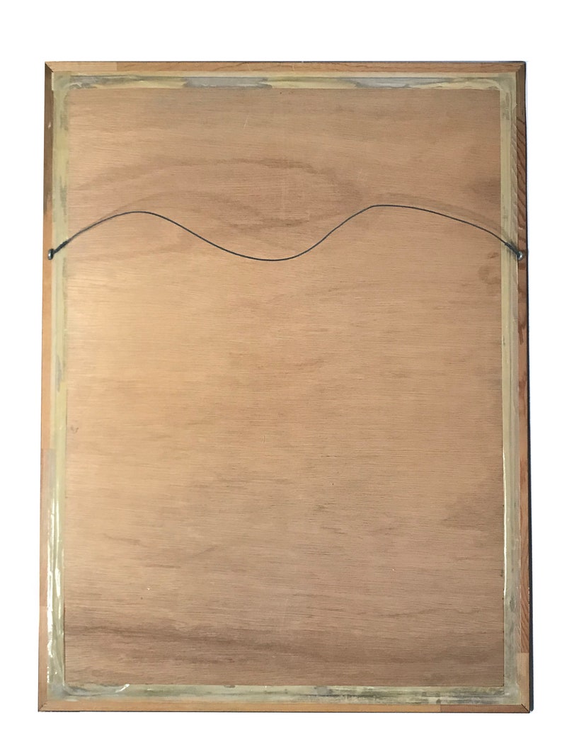 Large Vintage Mid Century Professionally Framed and Matted - Etsy