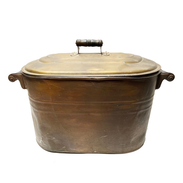 Antique Copper Boiler Tub - Etsy
