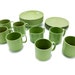 Mid-century Modern Oneida Retro Green Melmac Dining Set - 21 Pieces - Etsy