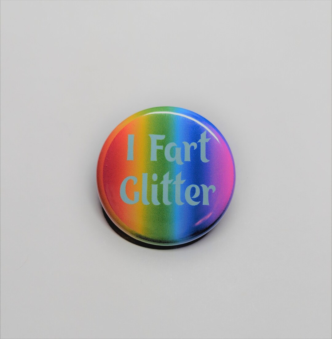 Trolls Inspired I Fart Glitter Button/magnet - Etsy