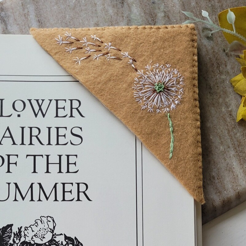 Embroidered Bookmark - Etsy