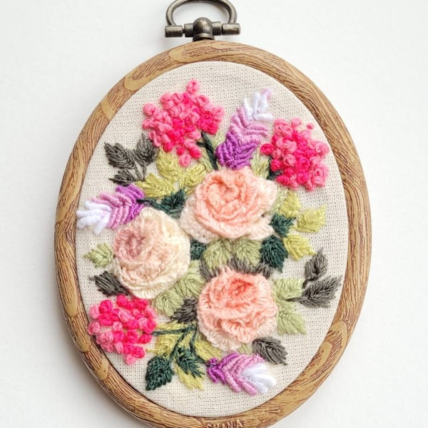 Finished Embroidery - Etsy UK