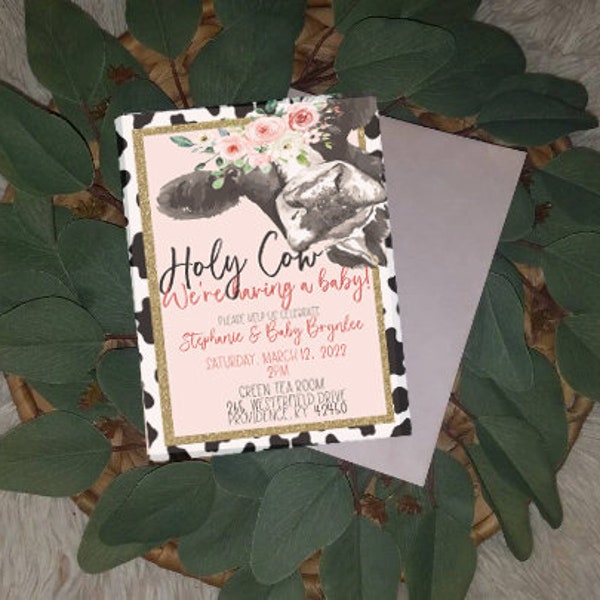 Holy Cow Were Having a Baby Baby Shower - Etsy