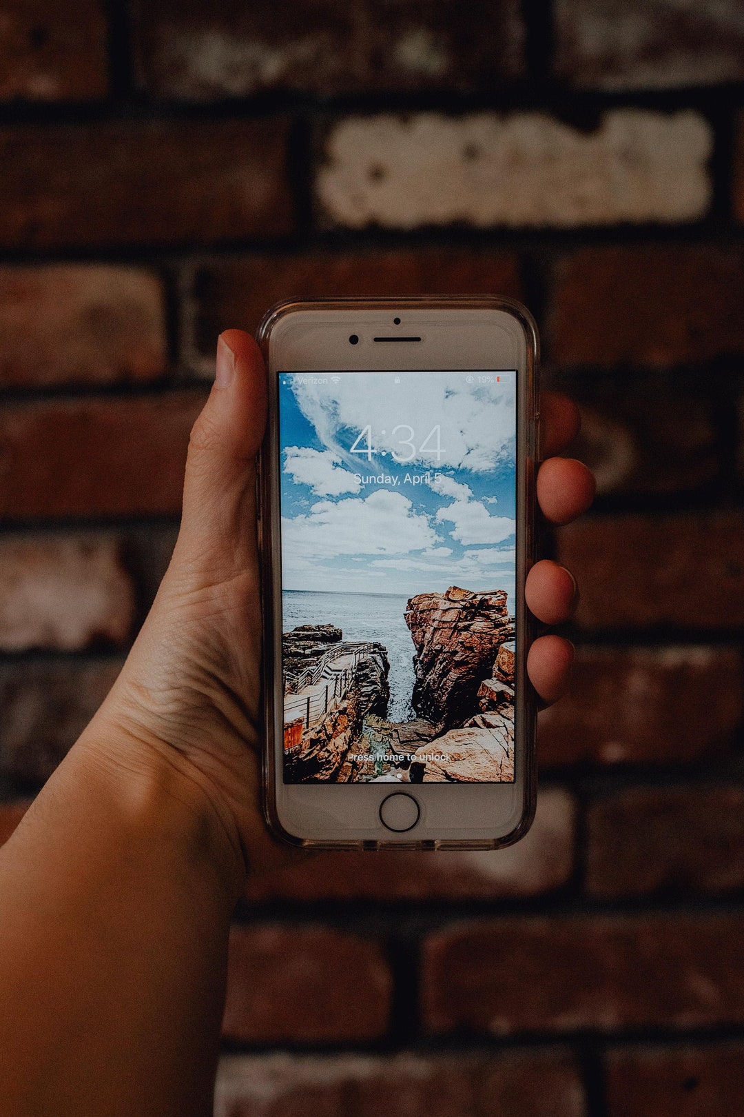 Seascape Phone Wallpaper || Photography, Landscape, Nature, Ocean - Etsy