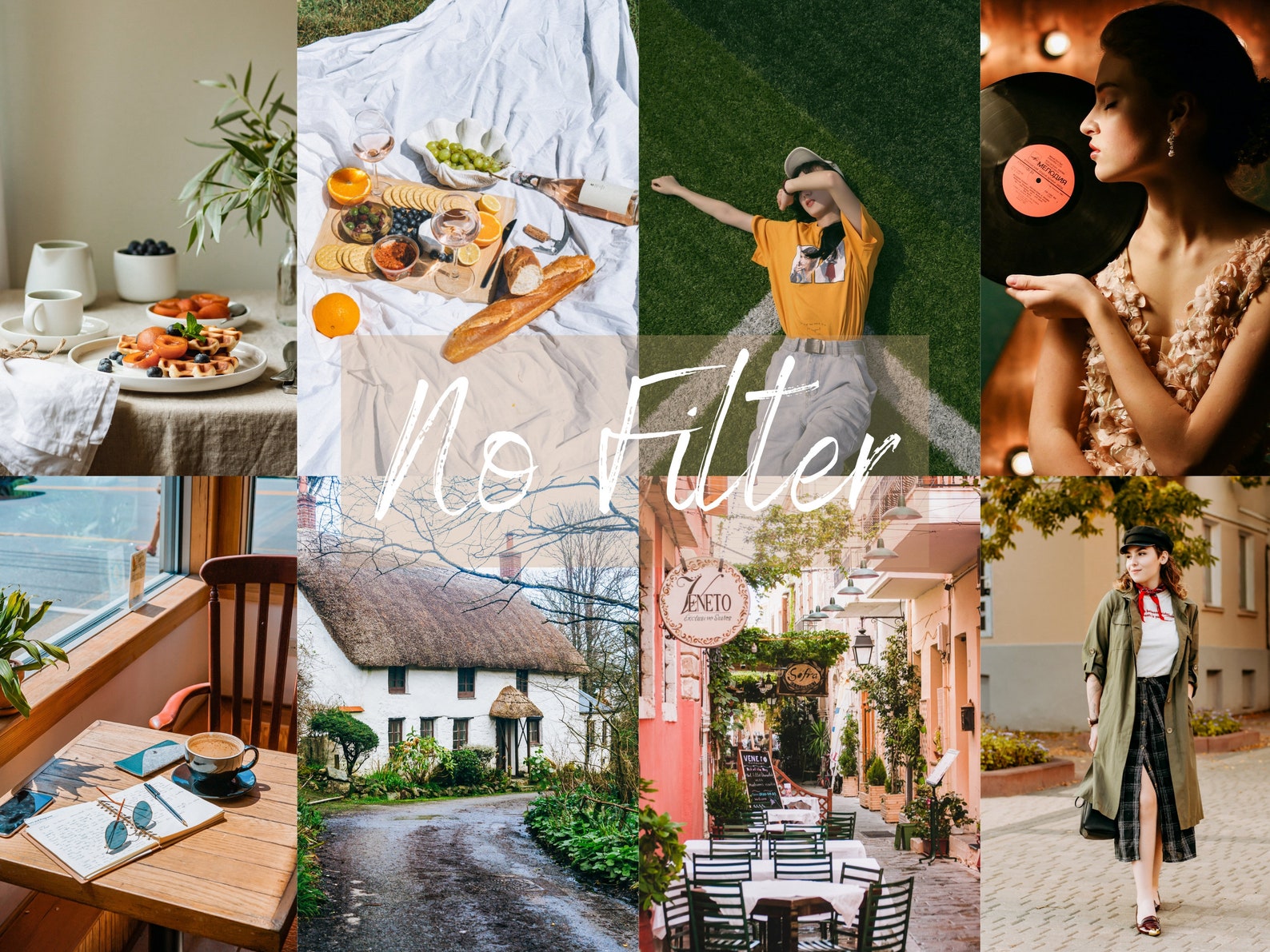 NO FILTER Lightroom Mobile & Desktop Presets Bundle | Bright Instagram ...