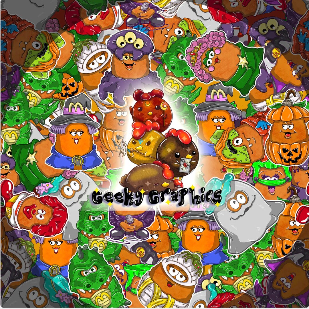 Spooky Chicky Nuggy Seamless File, Limited Exclusive - Etsy