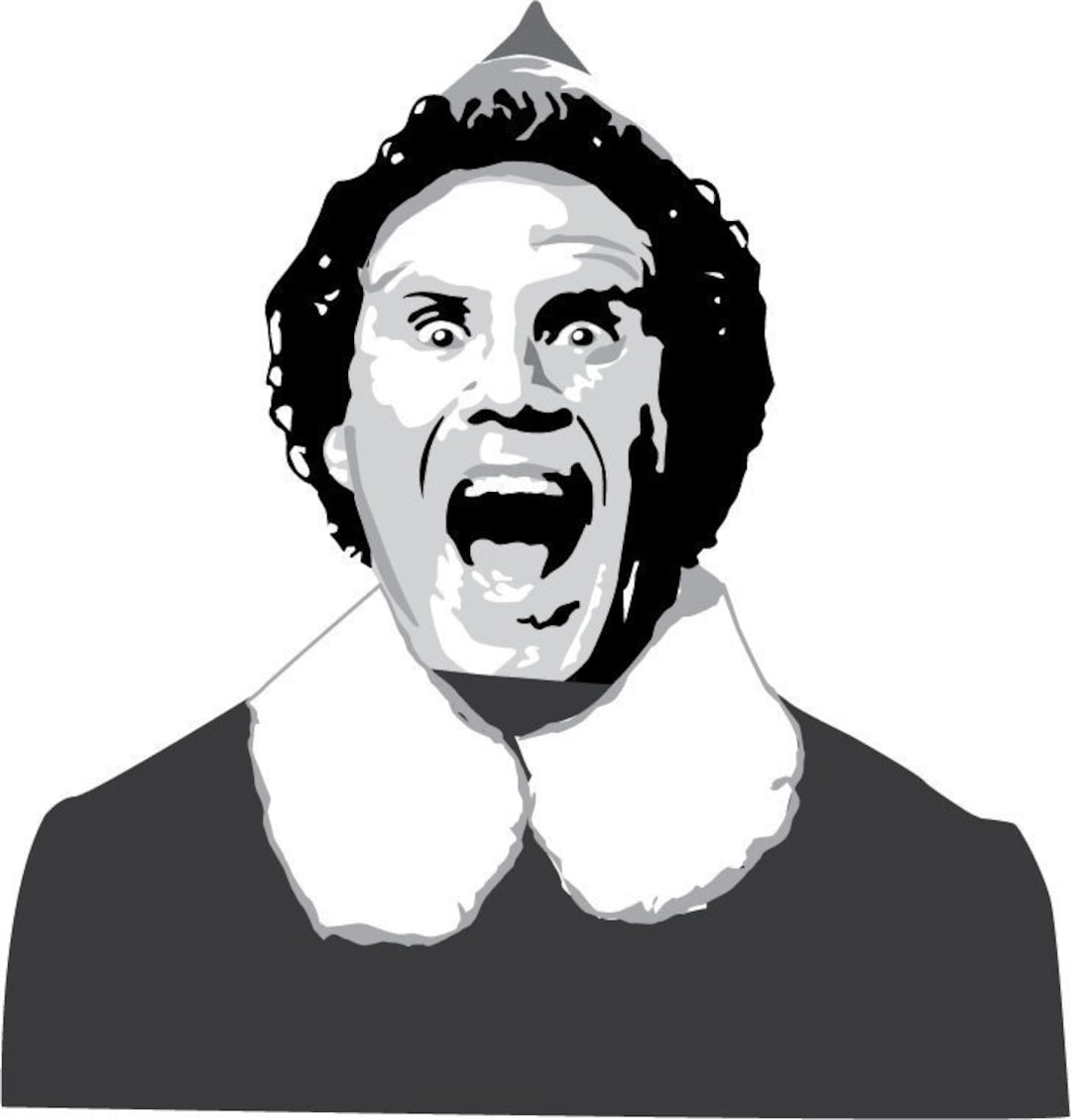 Will Ferrell as Buddy the Elf Vector SVG Digital File - Etsy