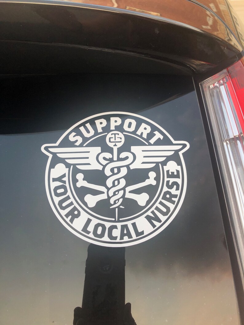 Support Your Local Nurse Vector SVG Digital File for Decals - Etsy