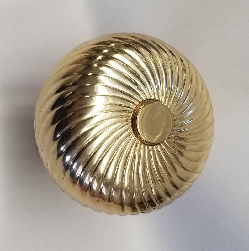 4 Swirl Newel Post Finial Solid Brass - Etsy