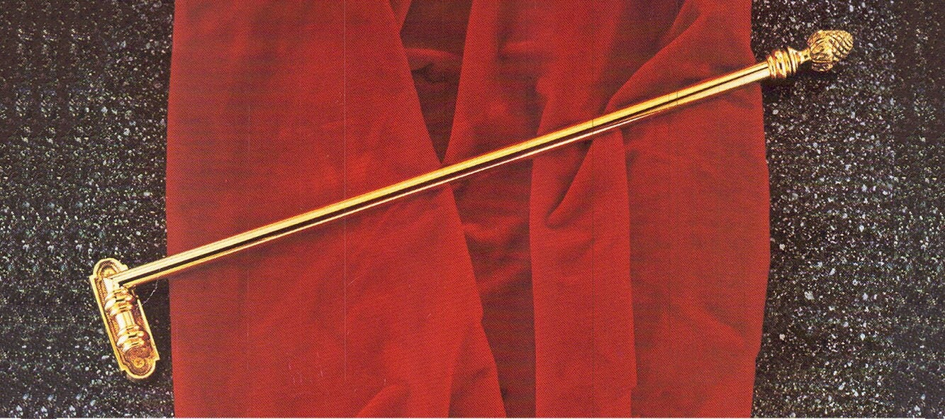 Solid Brass Swing Rod With Finial - Etsy
