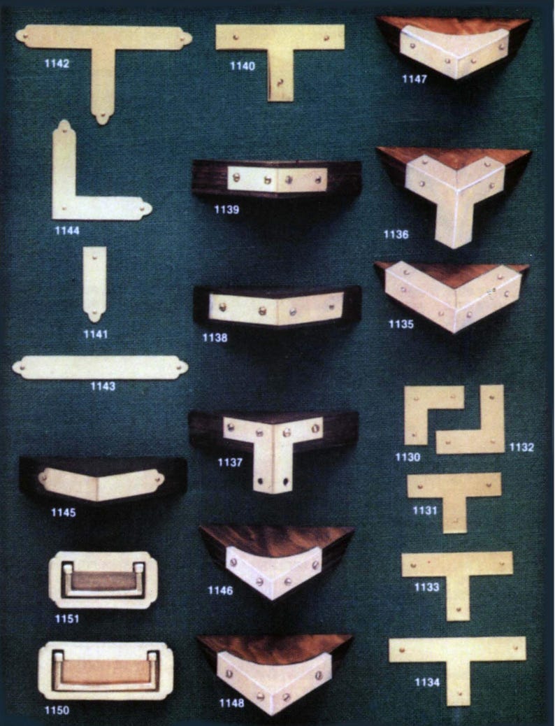 Campaign Hardware - Solid Brass - Etsy