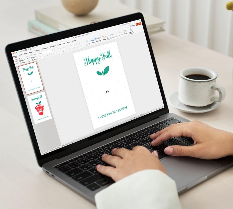 Apple Baby Footprint Wall Art Craft Keepsake Gift Handprint Footprint ...