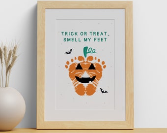 Apple Baby Footprint Wall Art Craft Keepsake Gift Handprint Footprint ...