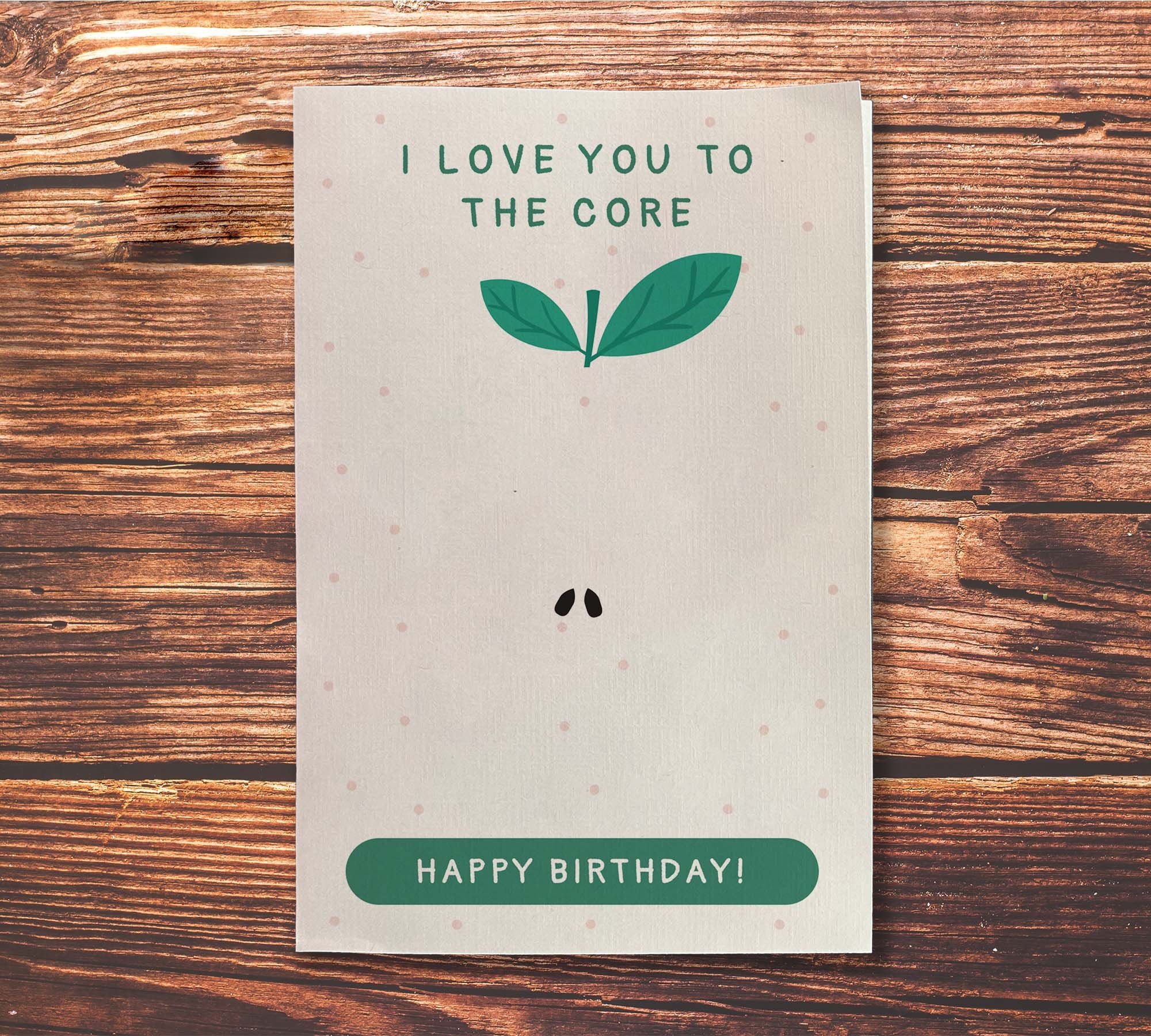 Apple Baby Footprint Birthday Card Craft Keepsake Gift Handprint ...