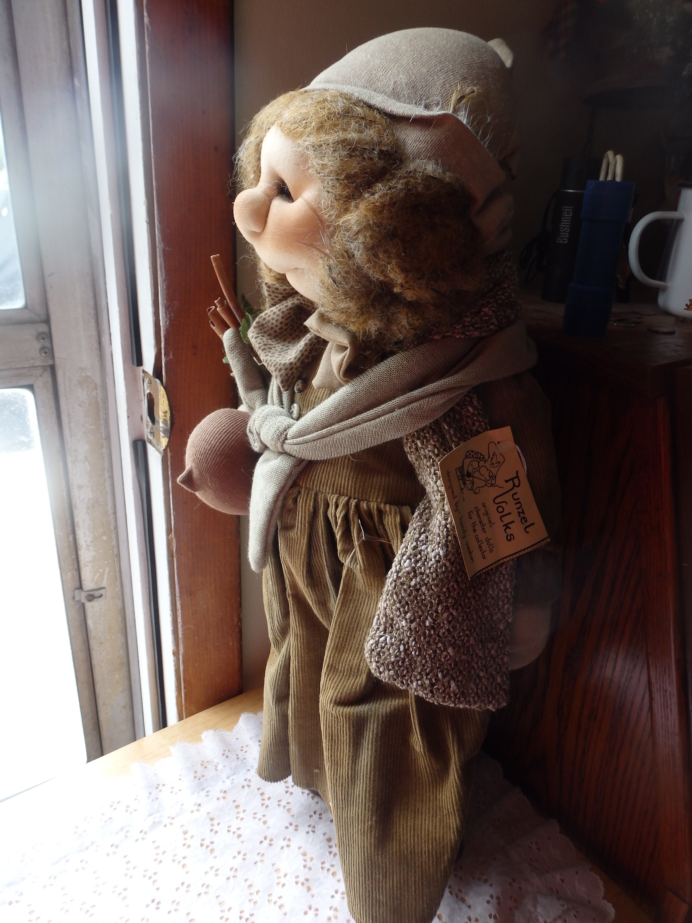 Runzel Volks Kandy Weston Signed Willow Meena 1986 Folk Art Doll Rare ...