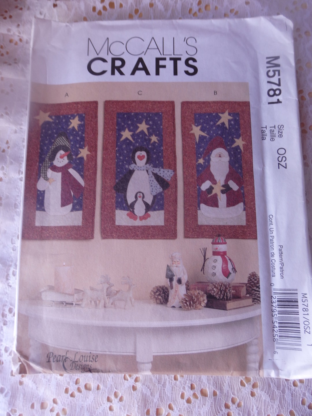 Mccalls Craft Mini Quilts Sewing Pattern #M5781 Christmas Craft Sewing ...