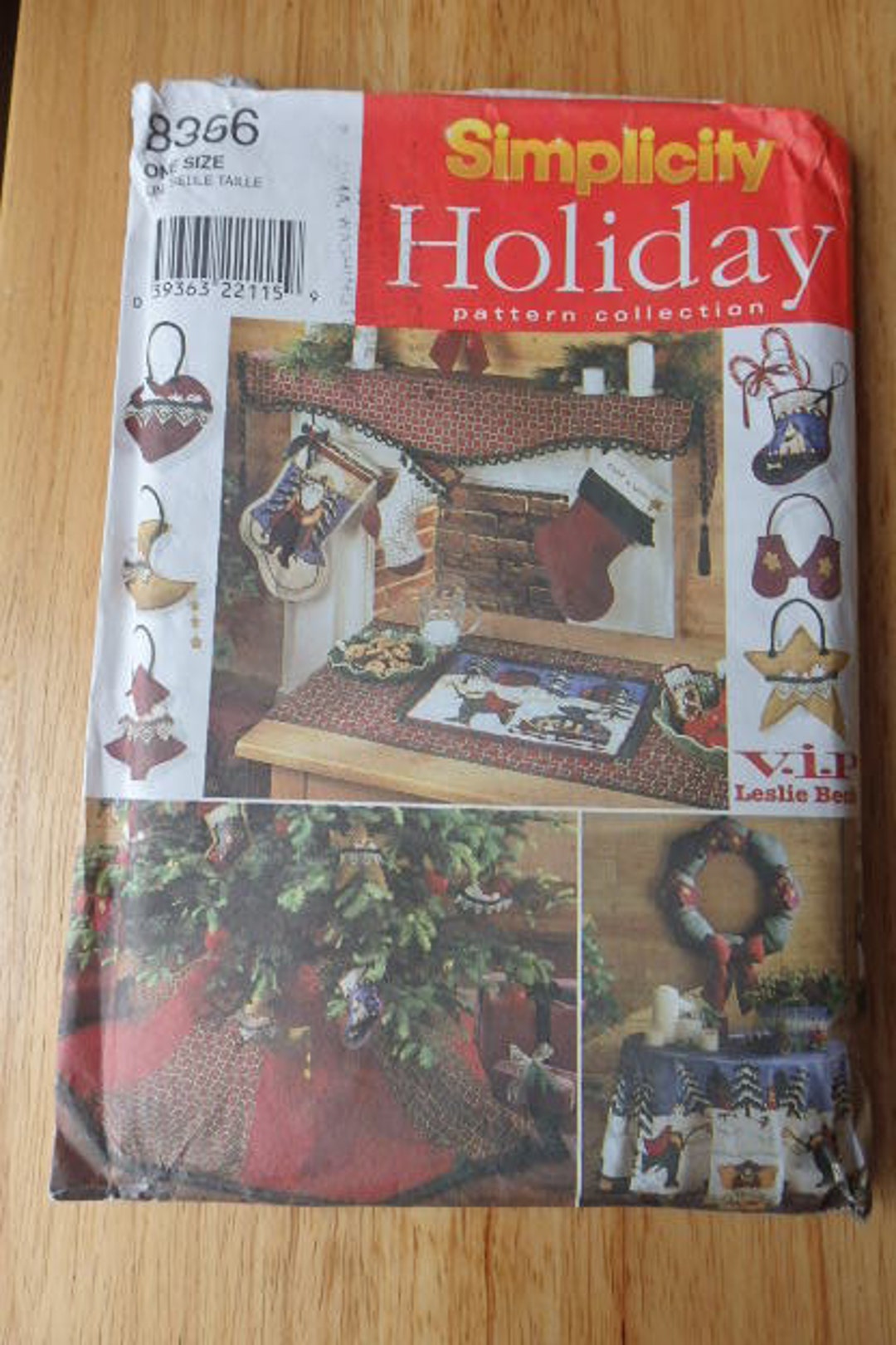 Simplicity Holiday Pattern Collection Christmas Craft Pattern #8366 ...