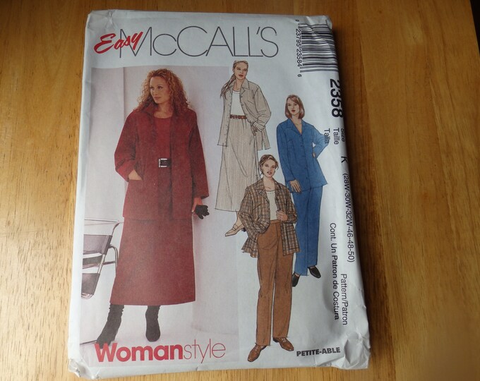 Vintage Simplicity Womens Tops Pants Shorts #7615 Sizes GG 26W-32W ...