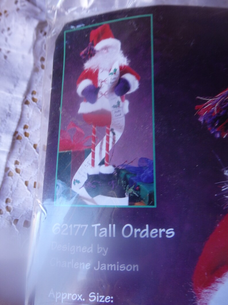 Vintage Dimensions Long-legs Santa Craft Kit 62177 Tall Orders ...