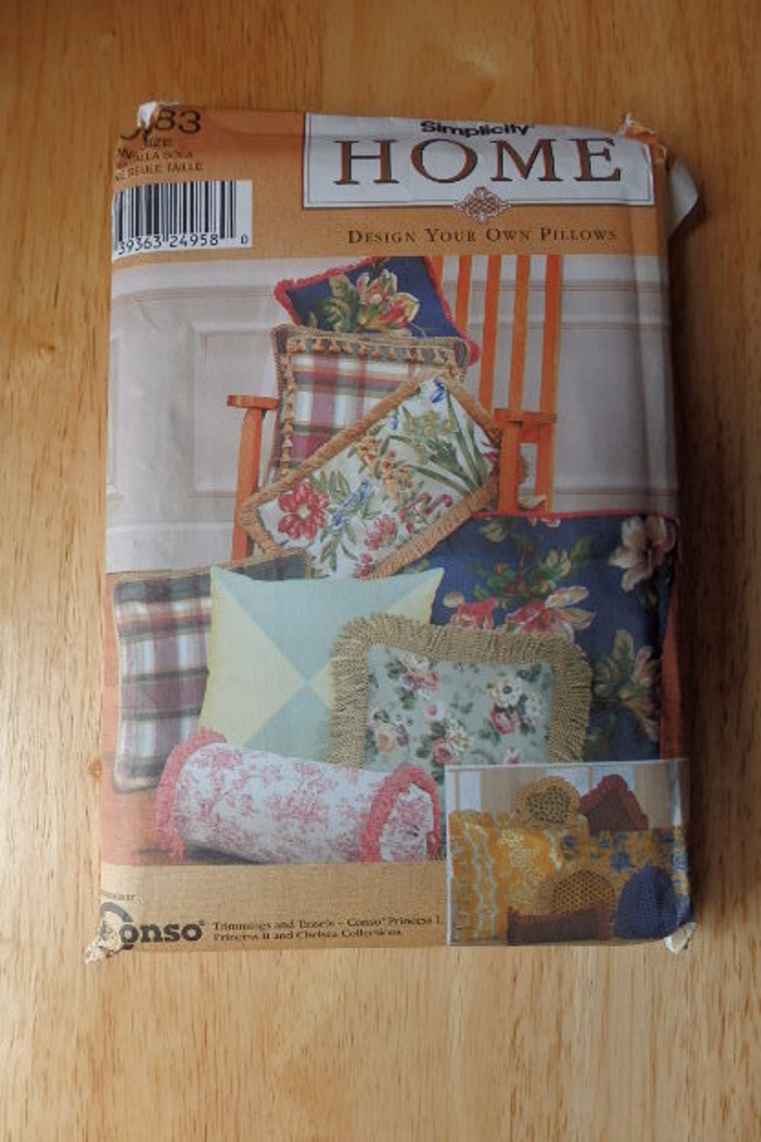 Simplicity Home Design Your Own Pillows Sewing Pattern 9683 Sewing ...