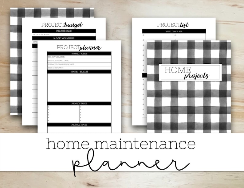 Printable Home Maintenance Binder, Maintenance Log, Maintenance ...