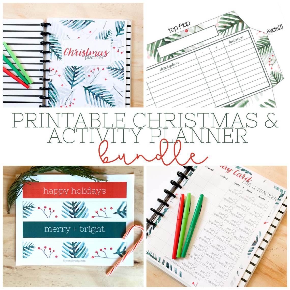 Christmas Planner Printable & Activity Bundle INSTANT | Etsy