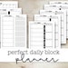 Printable Daily Block Schedule Planner Instant Download - Etsy