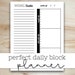 Printable Daily Block Schedule Planner Instant Download - Etsy