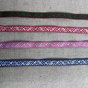 Ribbon Latvian National Traditional Ethnographic With Streng Jumis ...