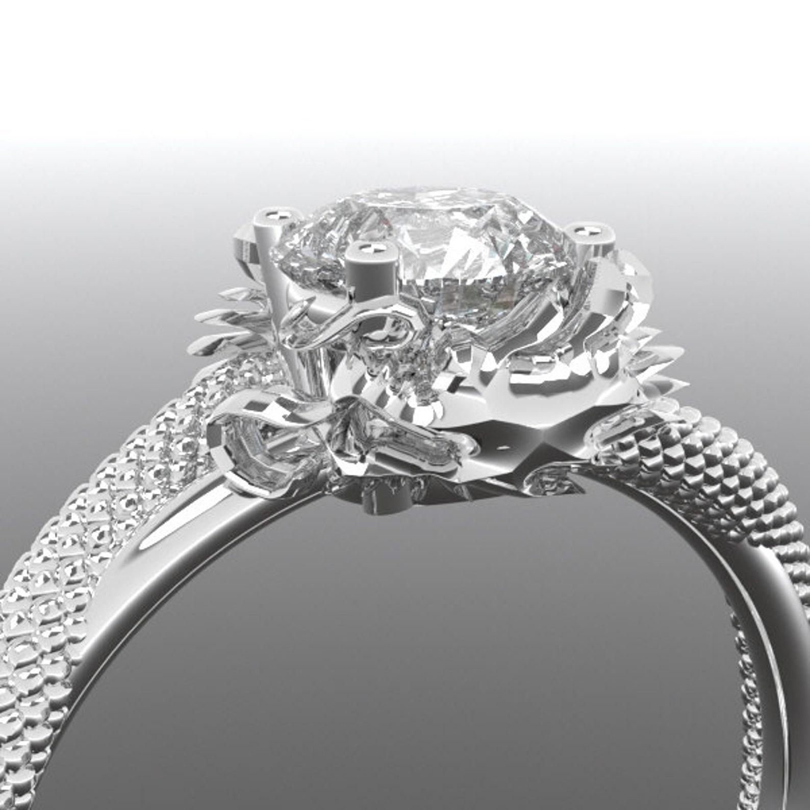 Dragon Engagement Ring - Etsy