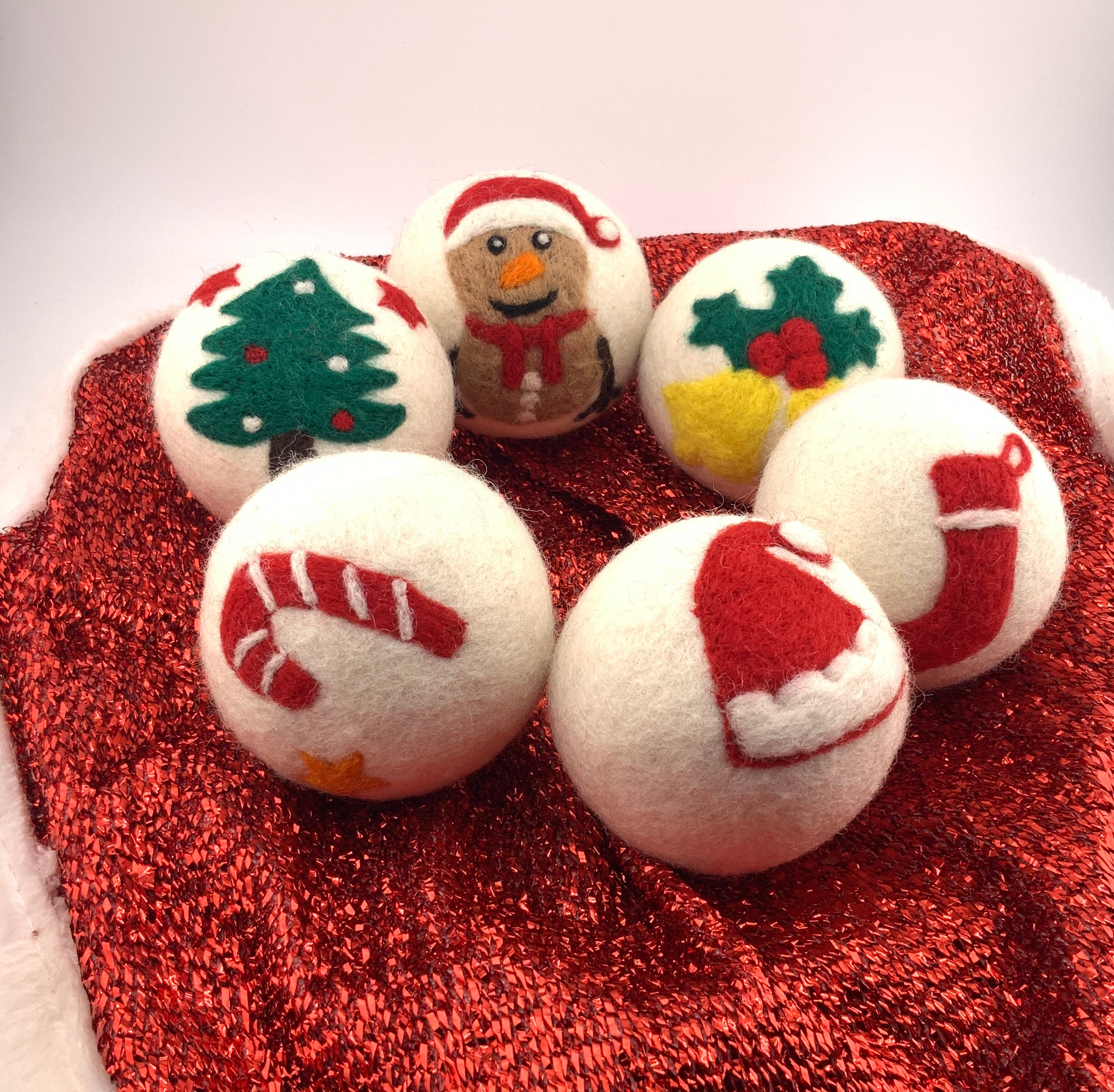 Christmas wool balls store